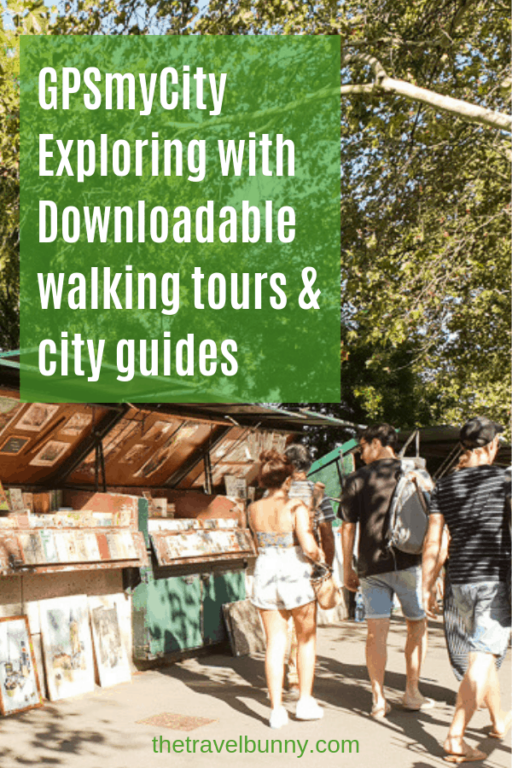 GPS my City - self-guided walking tours with The Travel Bunny