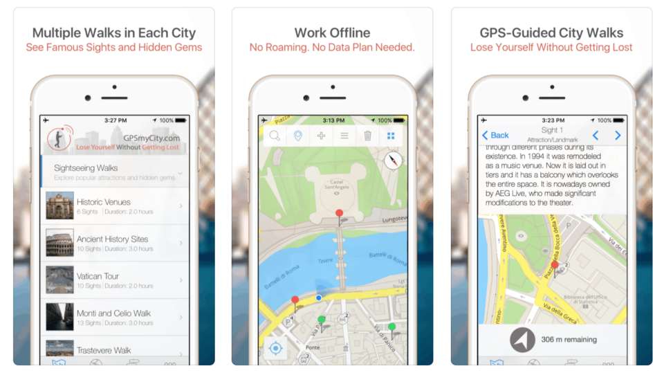 GPS my City - self-guided walking tours with The Travel Bunny