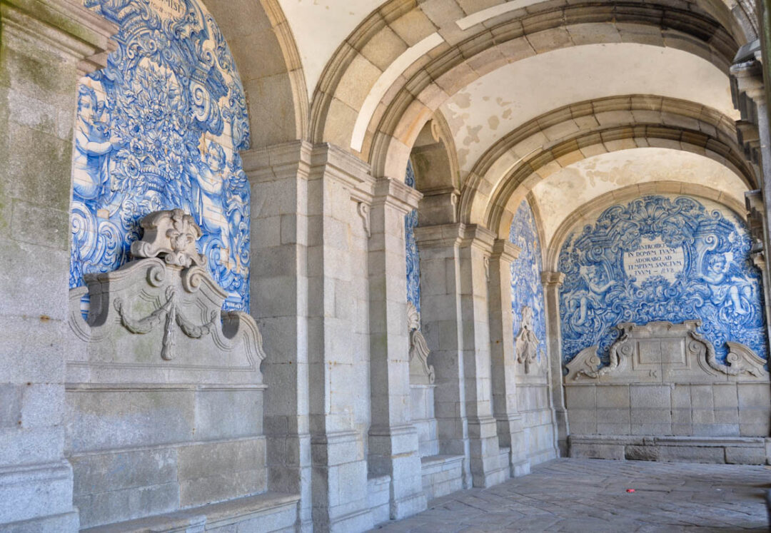 Azulejo tiles in Porto, Portugal