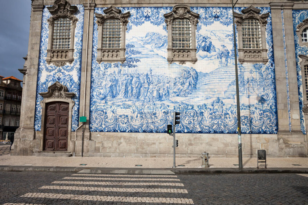 Azulejo tiles in Porto, Portugal
